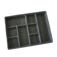 China Recycled Felt Jewelry Organizer Custom 40x30x6cm Silverware Drawer Dividers for sale