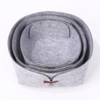 China Integrated Foldable Felt Storage Tray For Sundry for sale