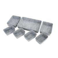 China Custom Office Dividers Felt Drawer Organizer For Toothpaste for sale