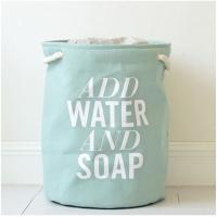 China Non Woven Laundry Basket 760g 40x50cm Waterproof Large Capacity Clothes Hamper for sale