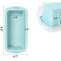 China Custom Nonstick Silicone Cake Baking Mold 9.9 x 4.7 Inch French Toast Bread Loaf Pan for sale
