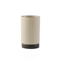 China Matte White Ceramic Cutlery Holder 8.8x15.3cm for Restaurant Kitchen Home Use for sale