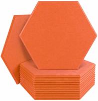 China 9mm Hexagon Acoustic Panels Polyester Felt Soundproofing Wall Decorative Pet NRC 0.7 for sale