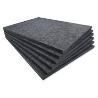 China Thick 16x12 Inches Felt Acoustic Sound Absorbing Panels for Wall and Ceiling NRC 0.87 for sale