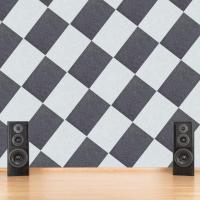 China Thick 16x12 Inches Felt Acoustic Sound Absorbing Panels for Wall and Ceiling NRC 0.87 for sale