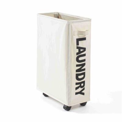 China Oxford modern Water proof Collapsible Laundry Bags With Wheels for sale