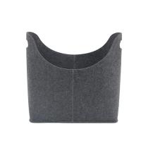 China Durable Foldable 0.5kg Felt Storage Boxes Firewood For Dirty Clothes for sale