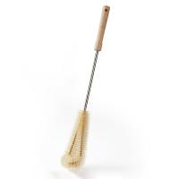China Customized Ergonomic Bamboo Bottle Brush Cleaning for sale