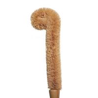 China Elbow Design Bamboo Kitchen Brush Long Handle Coconut Glass Bottle Cleaning for sale