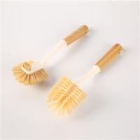 China Wooden Long Handle Dish Brush Kitchen Clean Non Scratch for sale