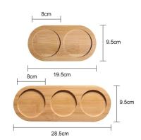 China Humanized Design Bamboo Kitchen Storage Holder Spice Jar Cup Stand Bottles Trays for sale
