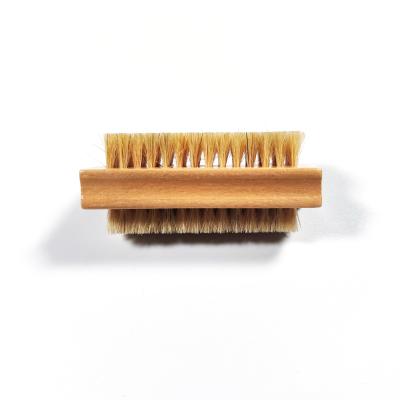 China 2 Sided Beech Household Cleaning Brush Wooden Handle Square Nails for sale