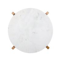 China 2 Piece Set Marble Round Serving Tray With Mango Wood Stand for sale