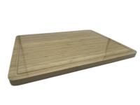 China Customized Bamboo Wood Cutting Board 40x30x2cm with Juice Groove for Kitchen for sale