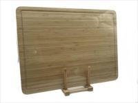 China Customized Bamboo Wood Cutting Board 40x30x2cm with Juice Groove for Kitchen for sale
