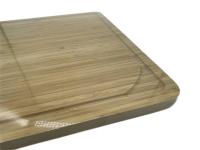 China Customized Bamboo Wood Cutting Board 40x30x2cm with Juice Groove for Kitchen for sale