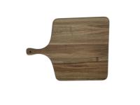 China Wholesale Acacia Wood Cutting Board with Handle 27x19.5cm Pizza Charcuterie Tray for sale