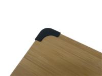 China Custom Bamboo Cutting Board with Silicone Non Slip Pad Eco Friendly Durable 1000pcs MOQ for sale