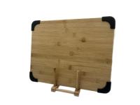 China Custom Bamboo Cutting Board with Silicone Non Slip Pad Eco Friendly Durable 1000pcs MOQ for sale