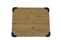 China Custom Bamboo Cutting Board with Silicone Non Slip Pad Eco Friendly Durable 1000pcs MOQ for sale
