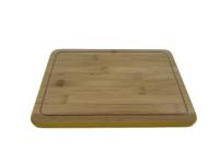 China Home Custom Kitchen Modern Bamboo Chopping Board Wire Wrapping With Groove for sale
