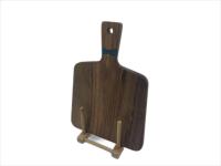 China Cheese Pizza Cutting Acacia Wood Chopping Board With Handle for sale