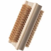 China Wholesale Custom Logo Beech Wood Nail Brush 9.5x5x3.5cm Household Cleaning Hand Scrub for sale