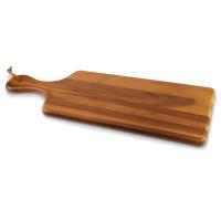China Acacia Wood Cutting Board 48x16cm Non Toxic Bamboo Vegetable Chopping Board Portable Kitchen Serving Tray for sale