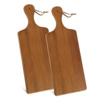 China Acacia Wood Cutting Board 48x16cm Non Toxic Bamboo Vegetable Chopping Board Portable Kitchen Serving Tray for sale