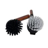 China Wholesale high quality kitchen dish cleaning brush with wooden handle for sale