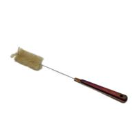 China Long Wooden Handle Bottle Brush 90 Degree L Shape Nylon Bristle Kitchen Cleaning Brush for sale