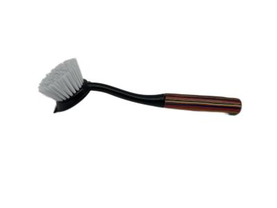 China Eco-Friendly Kitchen Brush with Wooden Handle 24cm Natural Bamboo Cleaning Brush for sale