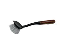 China Eco-Friendly Kitchen Brush with Wooden Handle 24cm Natural Bamboo Cleaning Brush for sale