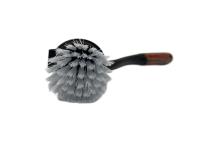 China Eco-Friendly Kitchen Brush with Wooden Handle 24cm Natural Bamboo Cleaning Brush for sale