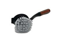 China Eco-Friendly Kitchen Brush with Wooden Handle 24cm Natural Bamboo Cleaning Brush for sale