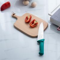 China Kitchen Household 32x20cm Batural Wood Cutting Board With Handle for sale