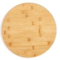 China Kitchen Pizza Cutting Bamboo Round Chopping Board Dia 30cm for sale