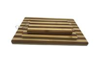 China Durable Rectangle Bamboo Cutting Board With Ring for sale