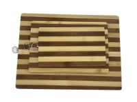China Durable Rectangle Bamboo Cutting Board With Ring for sale
