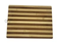 China Durable Rectangle Bamboo Cutting Board With Ring for sale