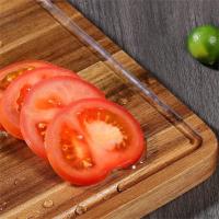 China Acacia Wood Cutting Board 40x30cm Double Sided with Juice Groove Kitchen Cutting Board for sale