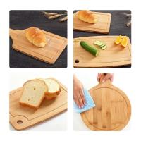 China Kitchen Environmentally Friendly Bamboo Cutting Board Set With Handles for sale