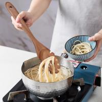 China Household kitchen wooden spoon pasta spoon Serving bamboo spoon for sale