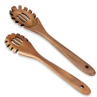 China Household kitchen wooden spoon pasta spoon Serving bamboo spoon for sale
