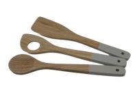 China Home kitchen wooden spatula set stirring kitchenware tools wood utensils set for sale