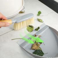 China Household cleaning brush Kitchen plastic brush set Dustpan brush set for sale