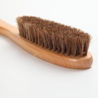 China Natural Bamboo Handle Sisal Cleaning Brush 22x10 cm for Household Shoe Care for sale