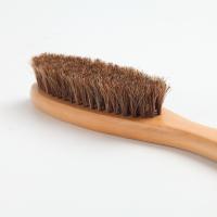 China Natural Bamboo Handle Sisal Cleaning Brush 22x10 cm for Household Shoe Care for sale
