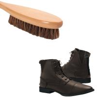 China Natural Bamboo Handle Sisal Cleaning Brush 22x10 cm for Household Shoe Care for sale