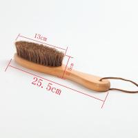 China Natural Bamboo Handle Sisal Cleaning Brush 22x10 cm for Household Shoe Care for sale